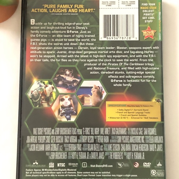 Disney | Other | Disney G Force Dvd | Poshmark